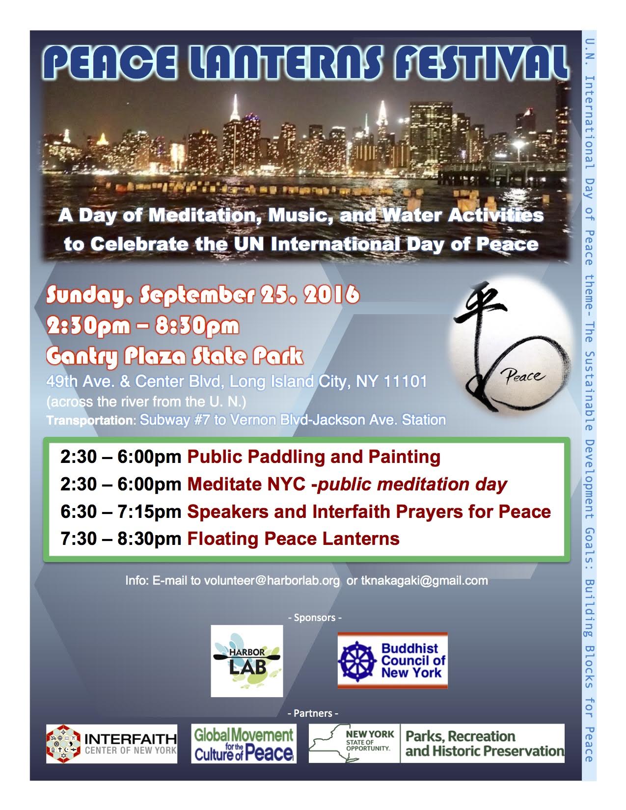 Sept 25: Peace Lanterns Festival! | HarborLAB