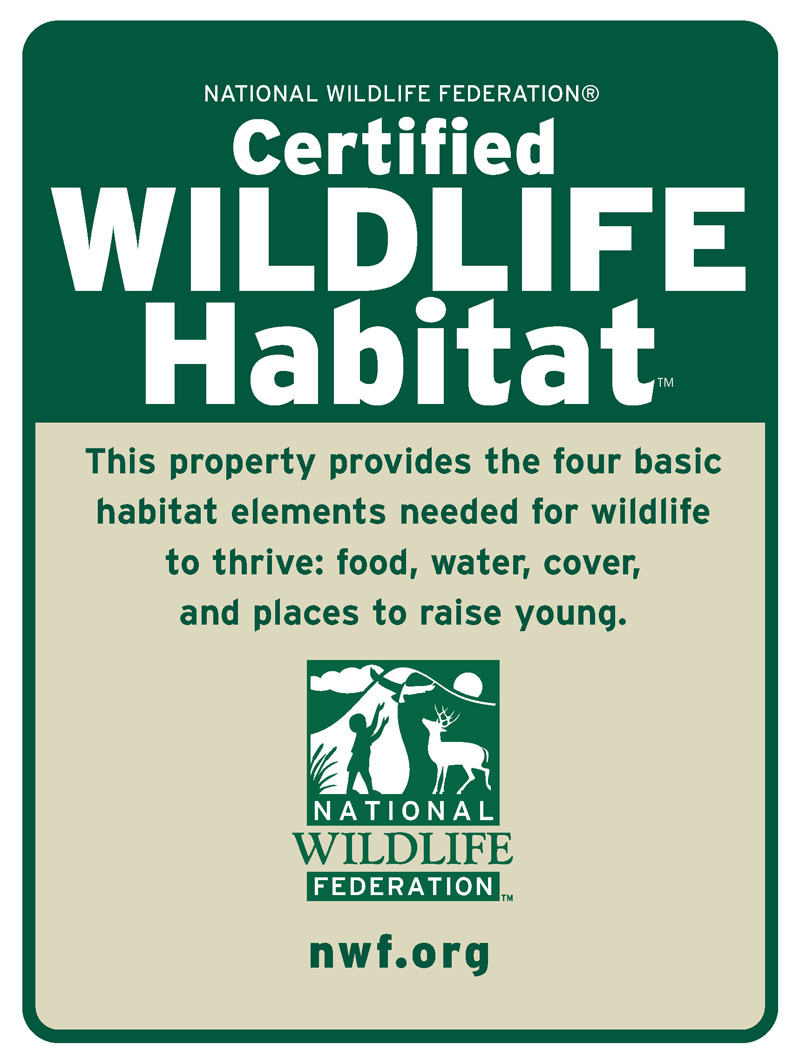 We’re a Certified Wildlife Habitat! | HarborLAB